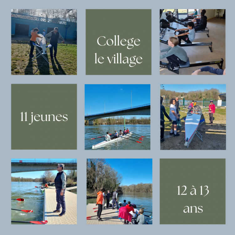 Collège le village – SCA 2000 Evry Aviron